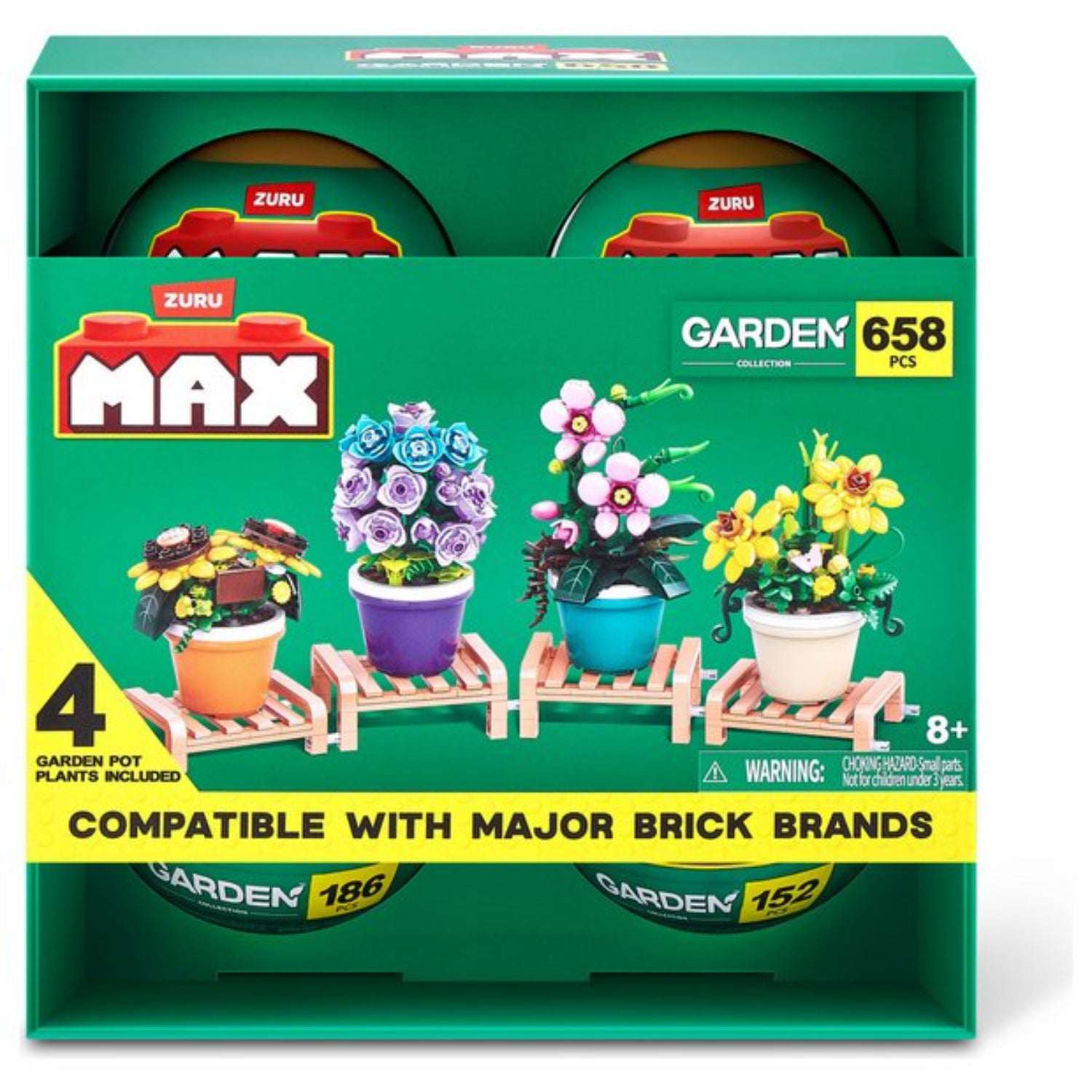Zuru Max Builds 4 Balls - Garden – Play4Ever