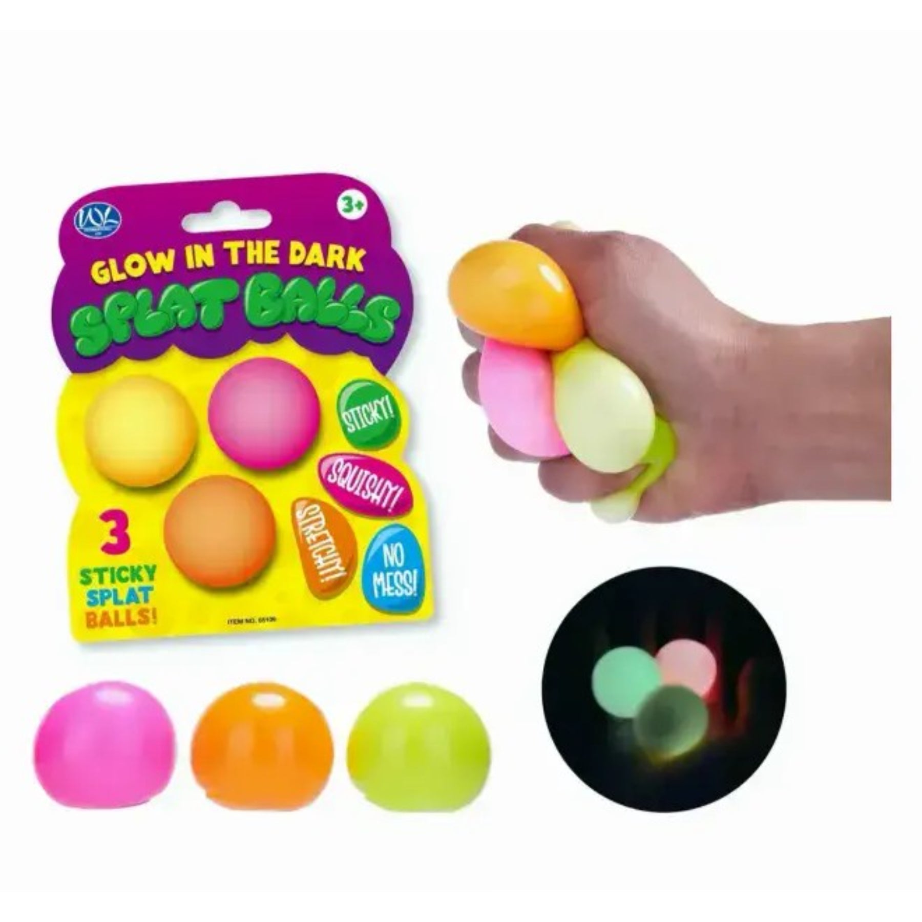 Glow In The Dark Splat Balls – Play4Ever